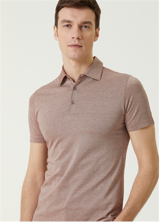 Pal Zileri Erkek Turuncu Polo Yaka Mikro Desenli T-shirt S EU Pal Zileri Erkek Turuncu Polo Yaka Mikro Desenli T-shirt S EU