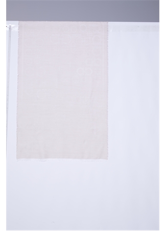 Salvatore Ferragamo Kadın Bej Logo Desenli İpek Şal Eu Salvatore Ferragamo Kadın Bej Logo Desenli İpek Şal Eu