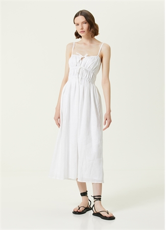 Faithfull The Brand Kadın Elbise Beyaz S Eu Faithfull The Brand Kadın Elbise Beyaz S Eu