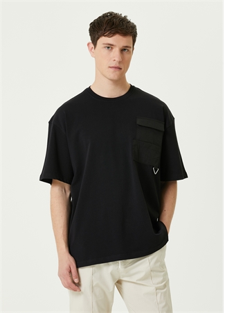 Academia Erkek Siyah Garnili Cep Detaylı Oversized T-shirt Xs Eu Academia Erkek Siyah Garnili Cep Detaylı Oversized T-shirt Xs Eu