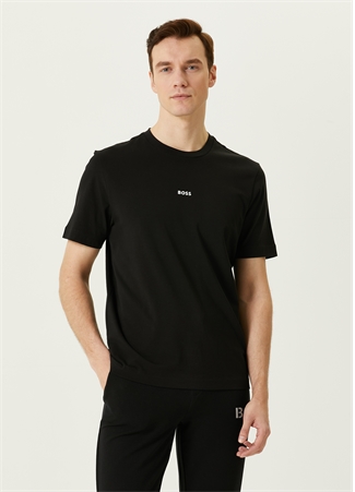 Boss Erkek Relaxed Fit Siyah Logolu T-shirt S EU Boss Erkek Relaxed Fit Siyah Logolu T-shirt S EU