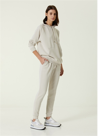 Network Kadın Slim Fit Bej Eşofman S Eu