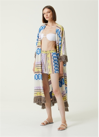 Devotion Kadın Mavi Desenli Şort S EU Devotion Kadın Mavi Desenli Şort S EU