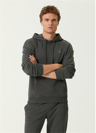 Beymen Club Erkek Antrasit Kapüşonlu Sweatshirt Gri S EU Beymen Club Erkek Antrasit Kapüşonlu Sweatshirt Gri S EU