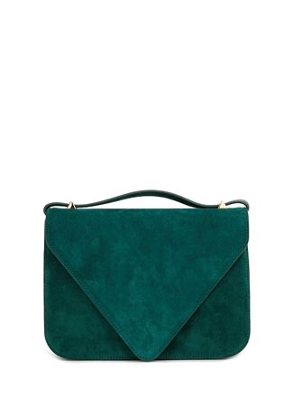 Bottega Veneta Kadın Yeşil Deri Omuz Çantası EU