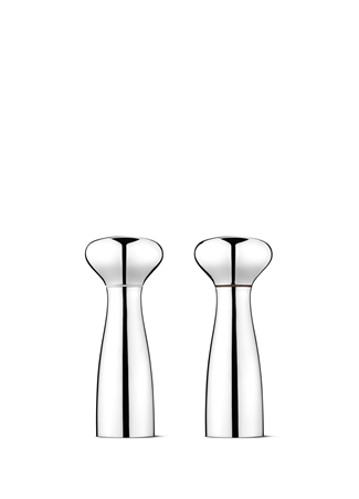 Georg Jensen Alfredo Tuzluk ve Biberlik Seti Gri Georg Jensen Alfredo Tuzluk ve Biberlik Seti Gri