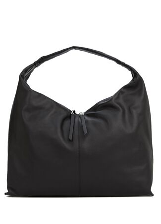 Divarese Kadın Siyah Deri Omuz Çantası Eu Divarese Kadın Siyah Deri Omuz Çantası Eu