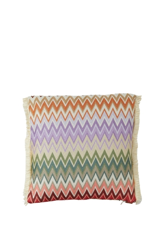 Missoni Home Margot Zikzak Desenli 40x40 Dekoratif Yastık Çok Renkli