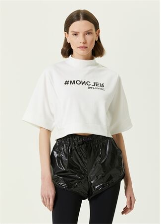 Moncler Grenoble Kadın Beyaz Logo Desenli T-shirt S Eu Moncler Grenoble Kadın Beyaz Logo Desenli T-shirt S Eu