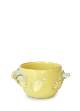 Usta Design Bam Sarı Cam Kase