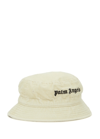 Palm Angels Kadın Krem Logo Jakarlı Çorap Siyah EU Palm Angels Kadın Krem Logo Jakarlı Çorap Siyah EU