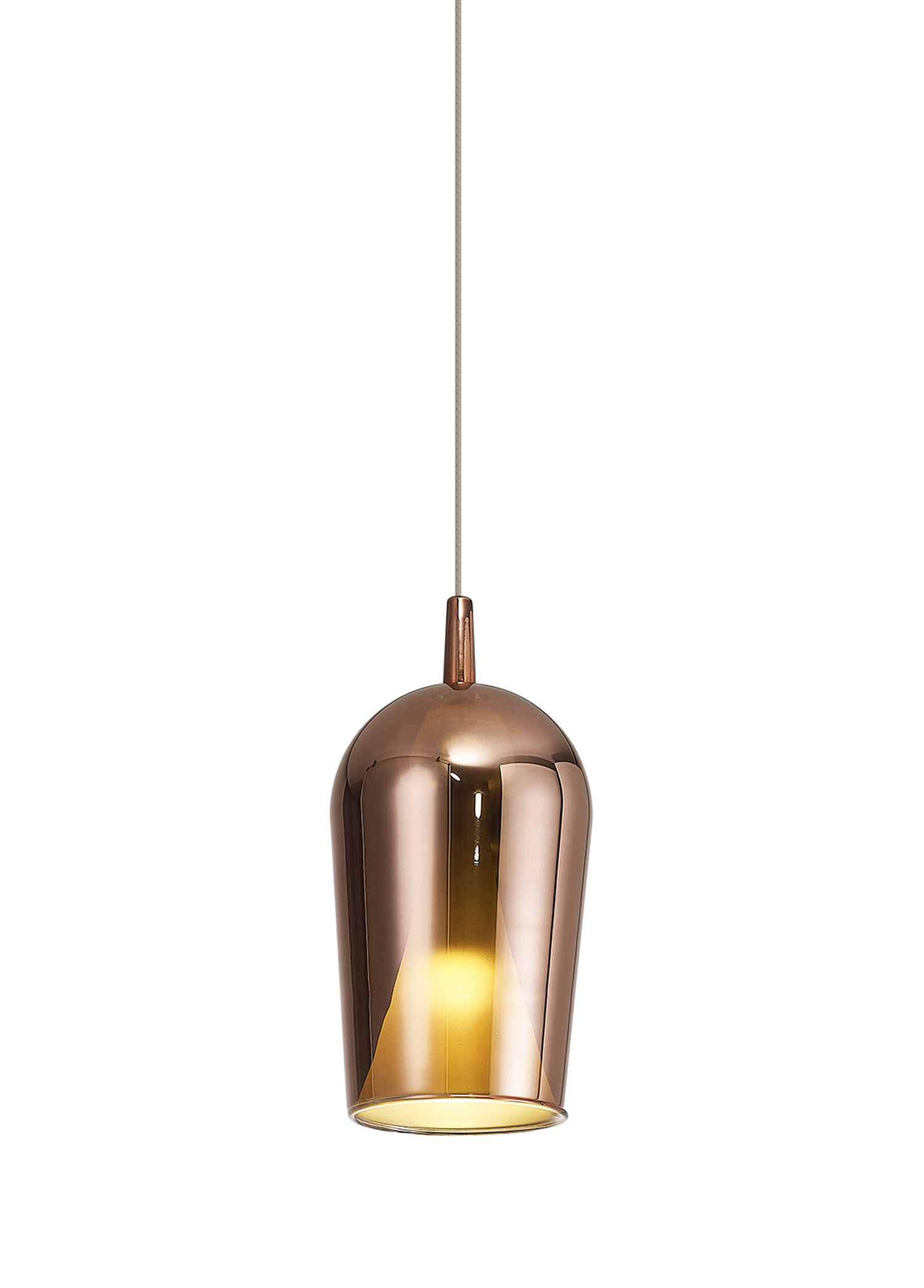 Bakara Collection - Elsa Copper Glass Pendant