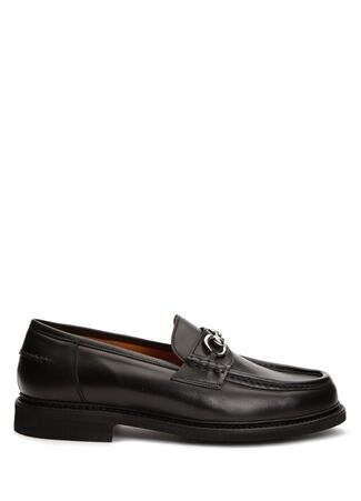 Berwick 707 Erkek Siyah Deri Loafer 5.5 Uk