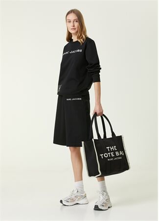 Marc Jacobs (The) Kadın Siyah Logolu Şort S EU