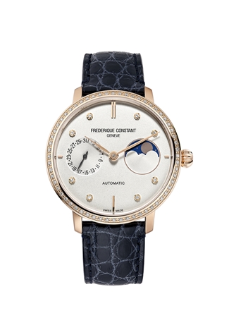 Frederique Constant Kadın Slimline Moonphase FC-702VD3SD4 Saat EU Frederique Constant Kadın Slimline Moonphase FC-702VD3SD4 Saat EU