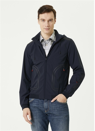 Kiton Erkek Lacivert Kapüşonlu Logo Nakışlı Mont 48 It Kiton Erkek Lacivert Kapüşonlu Logo Nakışlı Mont 48 It