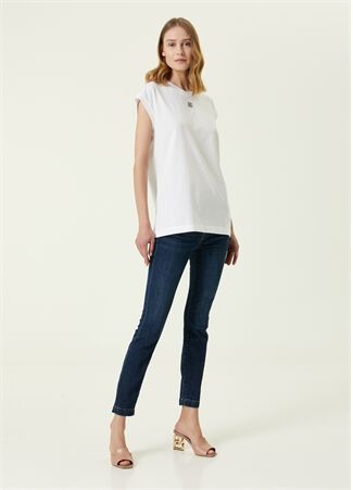 Dolce&Gabbana Kadın Audrey Fit Mavi Skinny Jean Pantolon 38 IT Dolce&Gabbana Kadın Audrey Fit Mavi Skinny Jean Pantolon 38 IT