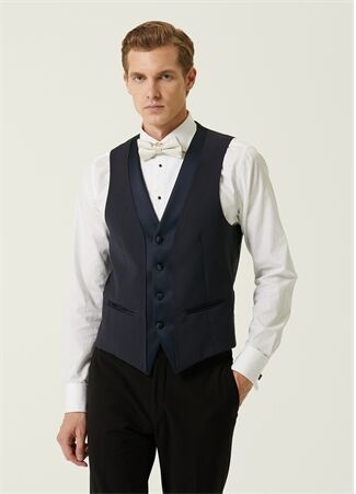 Palzileri Lab Erkek Lacivert V Yaka Yelek 46 IT