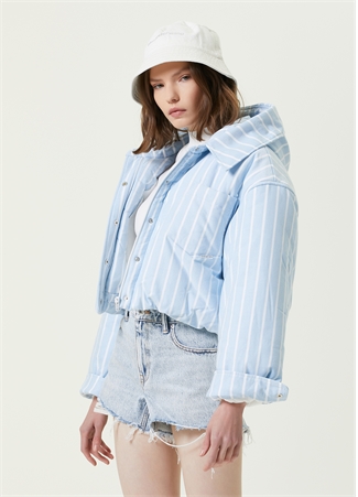 T By Alexander Wang Kadın Mont Mavi Xs Eu T By Alexander Wang Kadın Mont Mavi Xs Eu