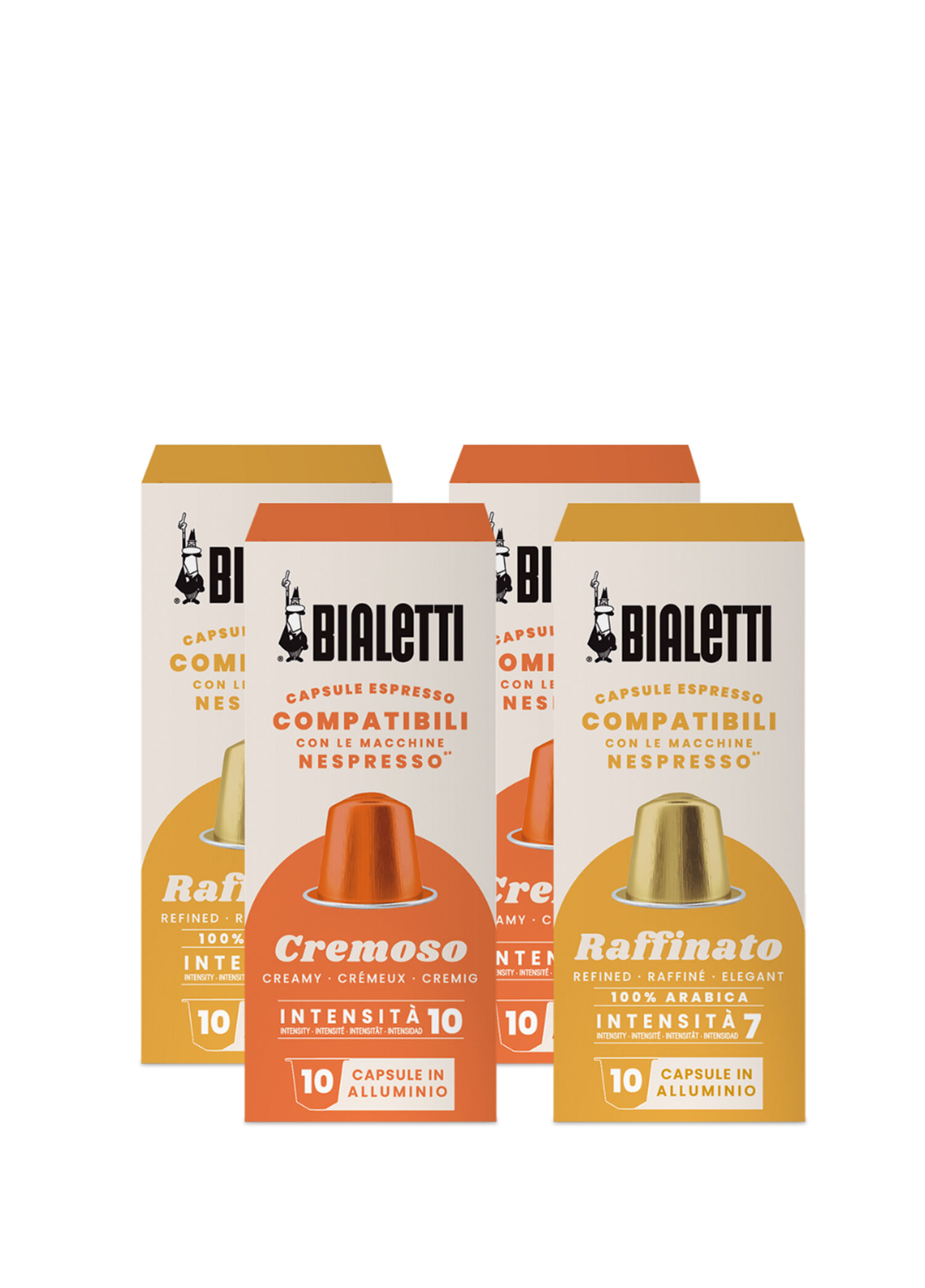 Bialetti - Nespresso Compatible Cremoso and Raffinato 40 Capsule Coffee