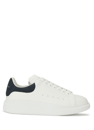 Alexander McQueen Erkek Oversize Beyaz Siyah Logolu Deri Sneaker Lacivert 39 EU Alexander McQueen Erkek Oversize Beyaz Siyah Logolu Deri Sneaker Lacivert 39 EU