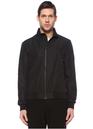 Palzileri Lab Erkek Siyah Dik Yaka Bomber Mont 48 IT
