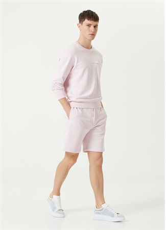Alexander McQueen Erkek Pembe Şerit Logolu Bermuda M EU Alexander McQueen Erkek Pembe Şerit Logolu Bermuda M EU