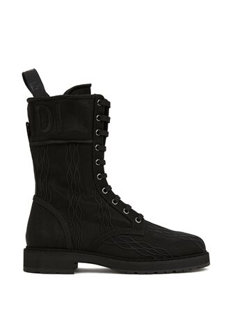 Fendi Kadın Siyah Geometrik Nakışlı Bot 38 EU