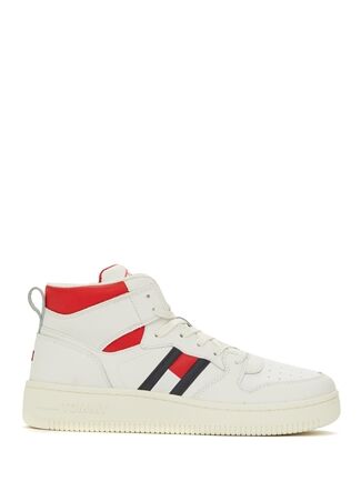 Tommy Hilfiger Kadın Beyaz Deri Sneaker Bej 36 EU