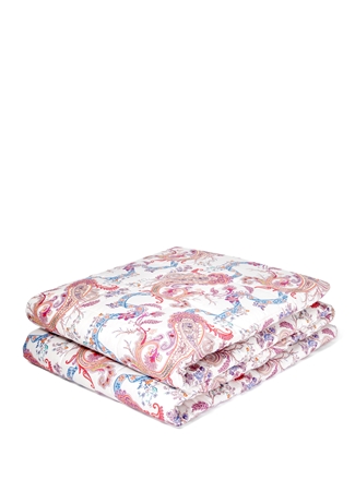 Etro Home Beyaz Şal Desenli 270x270 Yatak Örtüsü Bej Etro Home Beyaz Şal Desenli 270x270 Yatak Örtüsü Bej
