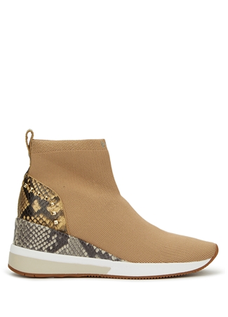 Michael Kors Kadın Camel Desen Detaylı Çorap Formlu Sneaker Kahverengi 5 US Michael Kors Kadın Camel Desen Detaylı Çorap Formlu Sneaker Kahverengi 5 US