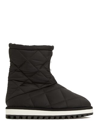 Dolce&Gabbana Kadın Siyah Logo Detaylı Bot 36 EU