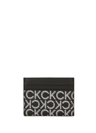 Calvin Klein Erkek Siyah Logo Desenli Deri Kartlık EU Calvin Klein Erkek Siyah Logo Desenli Deri Kartlık EU