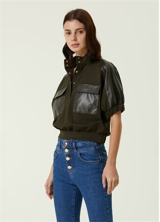 Network Kadın Regular Fit Haki Gömlek S EU