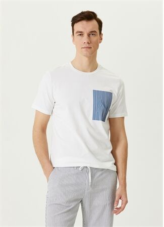 Network Erkek Beyaz T-shirt S EU