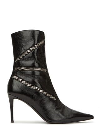 Giuseppe Zanotti Kadın Siyah Fermuar Detaylı Deri Bot 36 EU Giuseppe Zanotti Kadın Siyah Fermuar Detaylı Deri Bot 36 EU