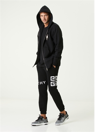 Givenchy Erkek Siyah Kontrast Logolu Jogger Eşofman Altı S EU Givenchy Erkek Siyah Kontrast Logolu Jogger Eşofman Altı S EU