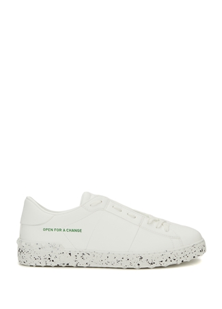 Valentino Garavani Erkek Open Beyaz Desenli Sneaker 40 EU Valentino Garavani Erkek Open Beyaz Desenli Sneaker 40 EU