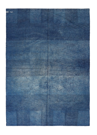 Dhoku Mavi Desenli Yün Kilim Çok Renkli Dhoku Mavi Desenli Yün Kilim Çok Renkli