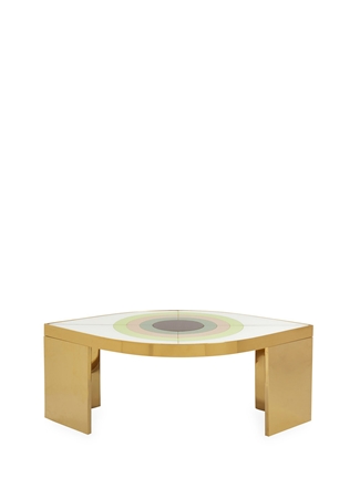 Jonathan Adler Harlequin Geometrik Formlu Göz Desenli Sehpa Çok Renkli