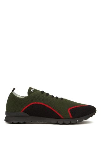 Kiton Erkek Colorblocked Sneaker 9 US