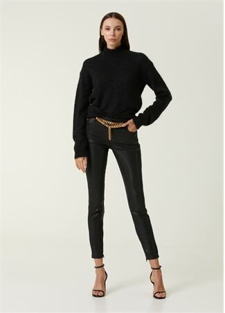Tom Ford Kadın Siyah Zincir Detaylı Pantolon 25 US