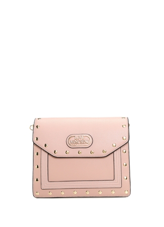 Love Moschino Kadın Pembe Troklu Logolu Omuz Çantası Eu Love Moschino Kadın Pembe Troklu Logolu Omuz Çantası Eu