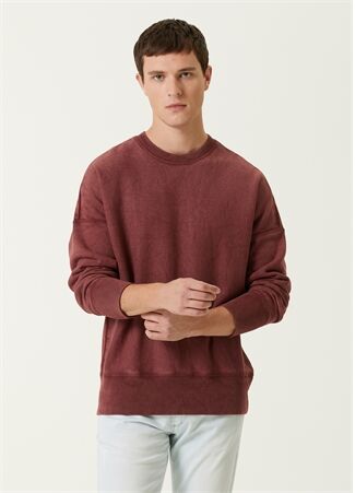 Champion Erkek Bordo Sweatshirt XS EU