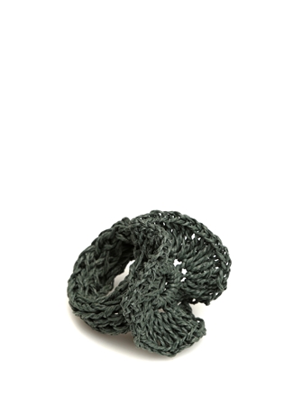 Coral&Co. Studio Yeşil Çiçek Formlu Peçete Yüzüğü