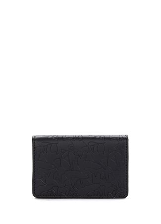 Beymen Club Erkek Siyah Logo Desenli Deri Cüzdan EU