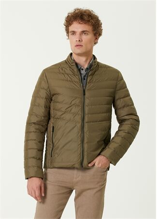 Beymen Club Erkek Haki Dik Yaka Puff Mont S EU