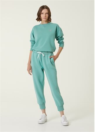 Polo Ralph Lauren Kadın Açık Yeşil Dar Paça Eşofman Altı M EU