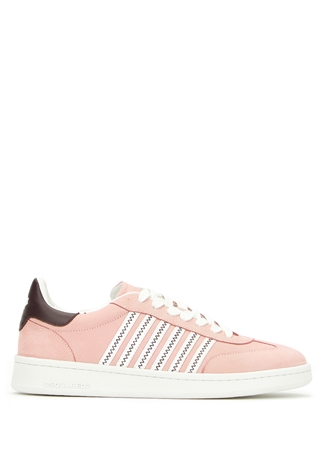 Dsquared2 Kadın Pembe Şerit Detaylı Deri Sneaker 38 EU Dsquared2 Kadın Pembe Şerit Detaylı Deri Sneaker 38 EU