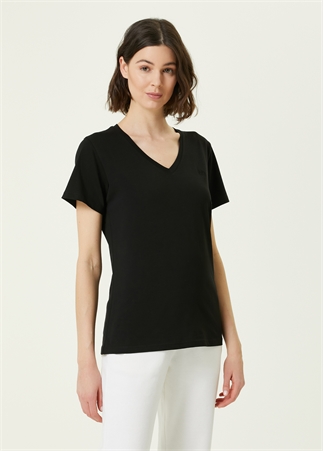 Fifty Pieces Kadın Siyah Favorite V Yaka Basic T-shirt Xs Eu Fifty Pieces Kadın Siyah Favorite V Yaka Basic T-shirt Xs Eu